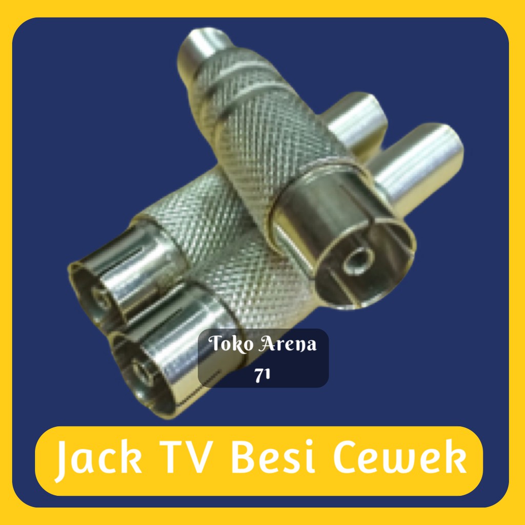 Jual Jack Antena TV Besi Fenale / Jack Antena TV Besi Cewek / Jack TV ...