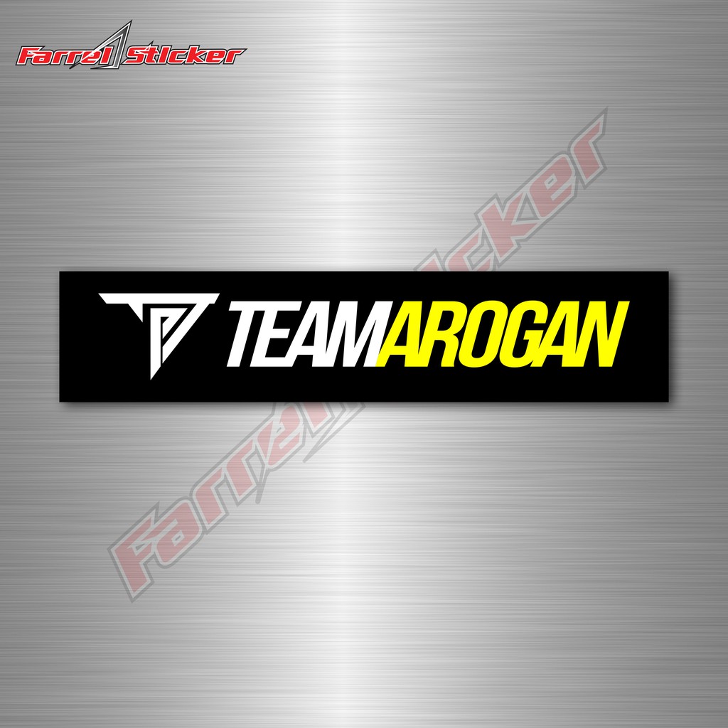 Jual Stiker tim arogan sticker team arogan panjang | Shopee Indonesia