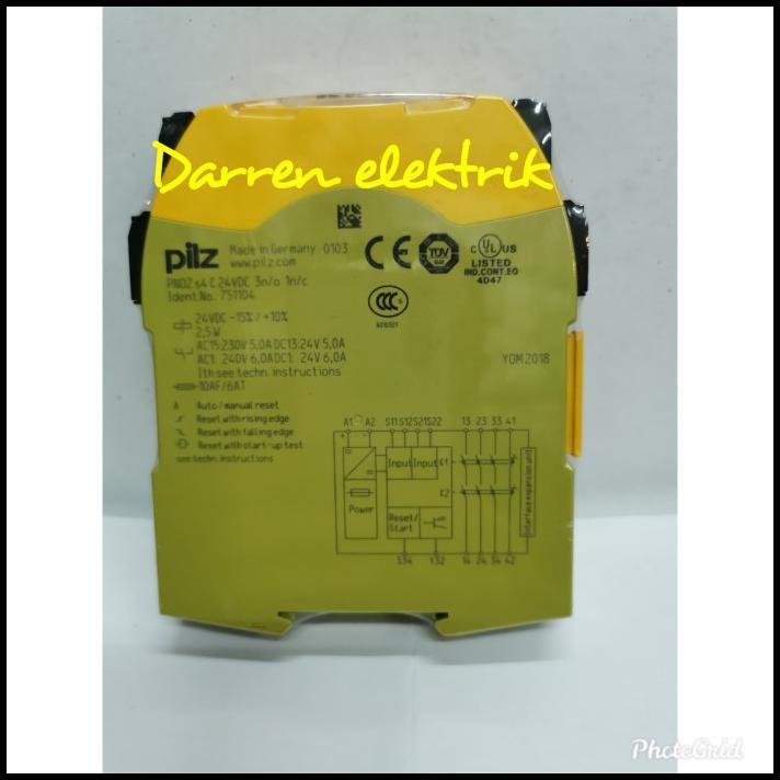 Jual Safety Relay Pilz Pnoz-S4, 24Vdc 751104 Termurah | Shopee Indonesia