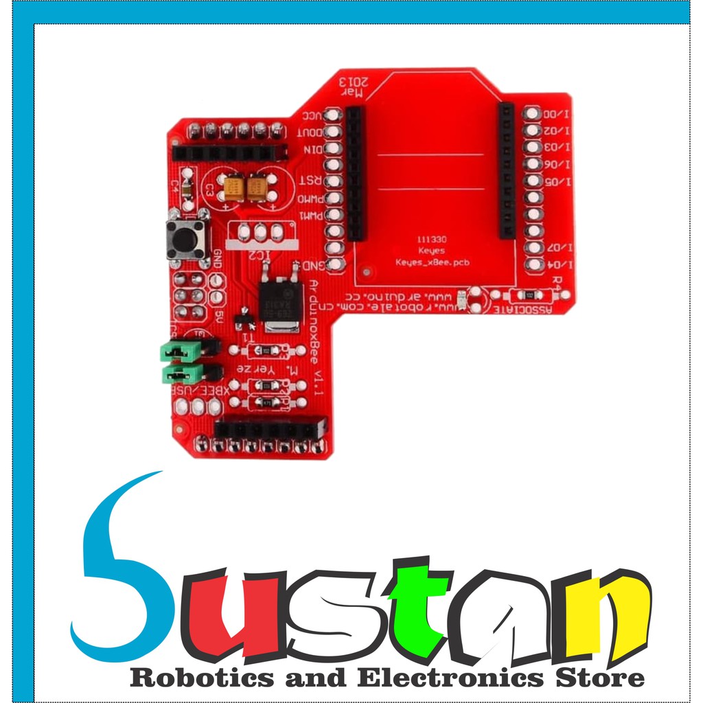 Jual Xbee Zigbee Shield RF Module Wireless Expansion Board Xbee Shield ...