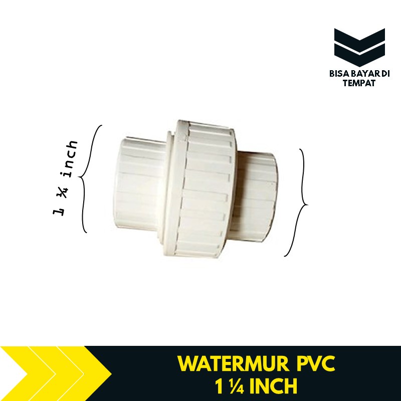 Jual Watermur 1 1/4 Inch PVC Water Mur Drat 1 1/4 Inch TBA1430 | Shopee ...