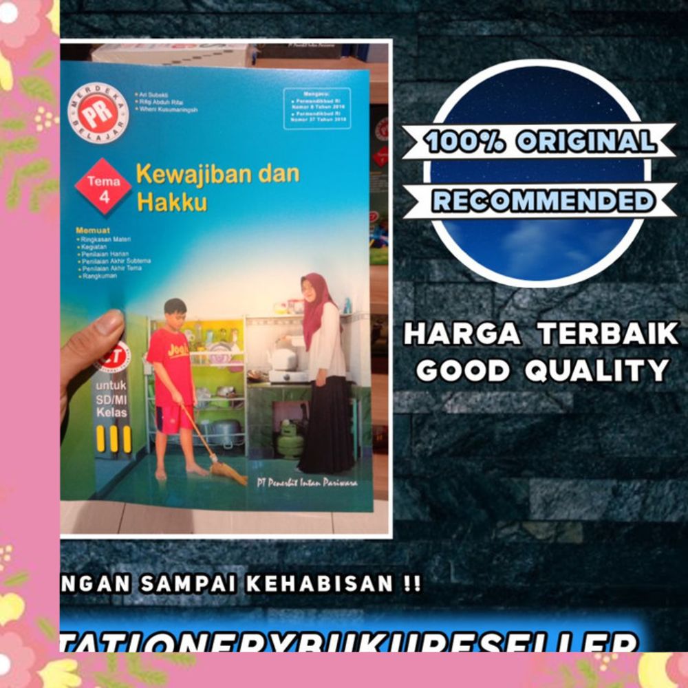 Jual buku tema 4 kelas 3 kewajiban dan hakku intan pariwara | Shopee Indonesia
