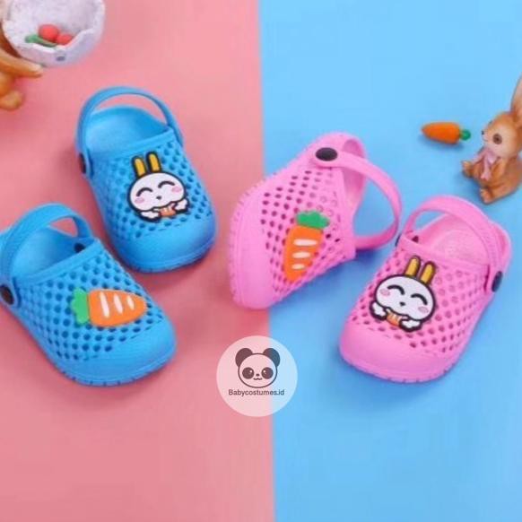 Jual EGN Impor 2-8 Tahun - Sandal crocs Rabbit Wortel - Sandal Anak ...