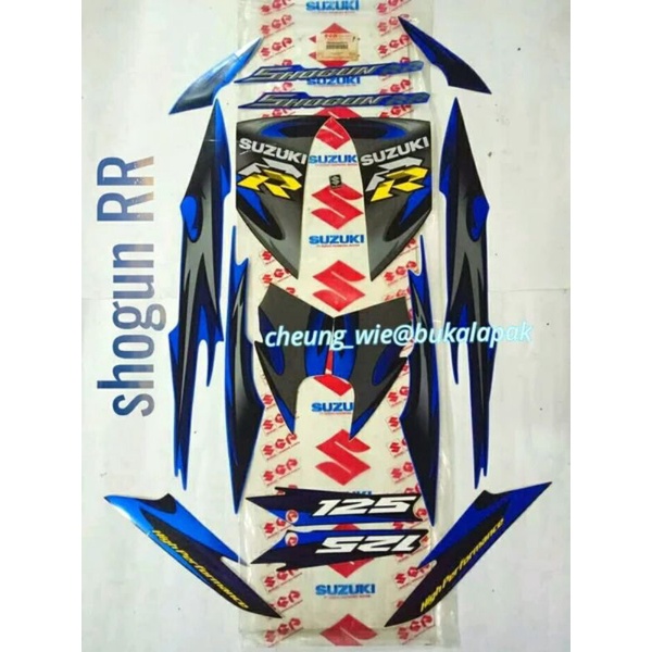 Jual 68000B16H30NXSH lis body/ stiker / striping suzuki shogun FL 125 ...