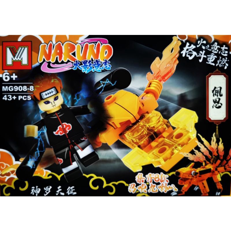 Jual Mainan anak Lego mini figure Naruto bootleg Akatsuki Naruto ...