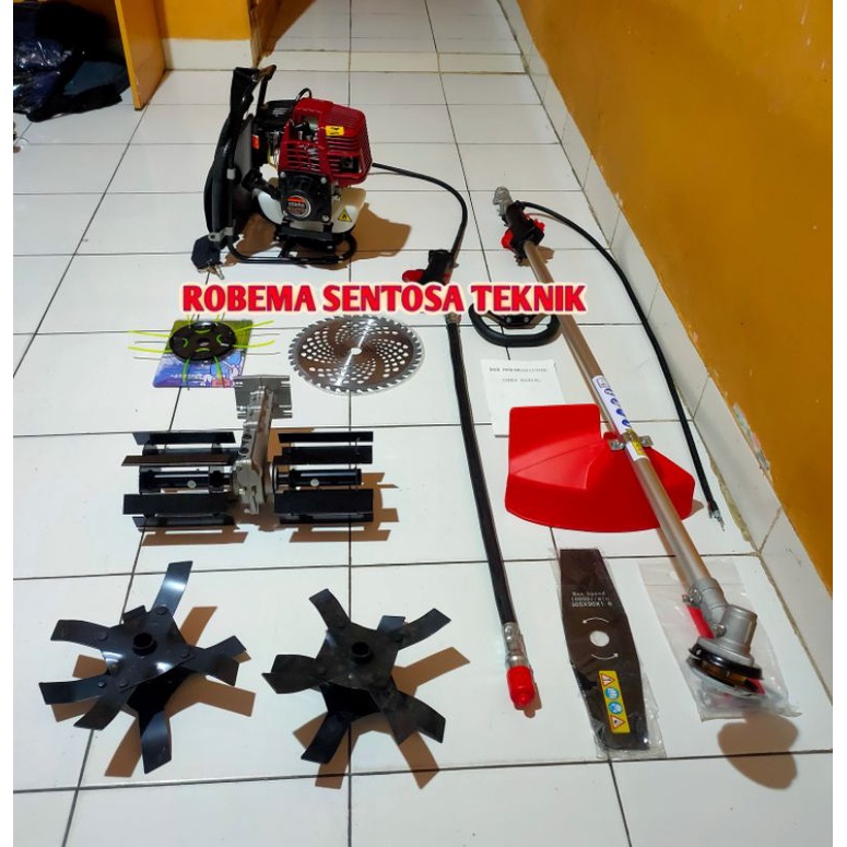 Jual Mesin Potong Rumput 4 Tak Multifungsi | Komplit 5 Mata Pisau ...