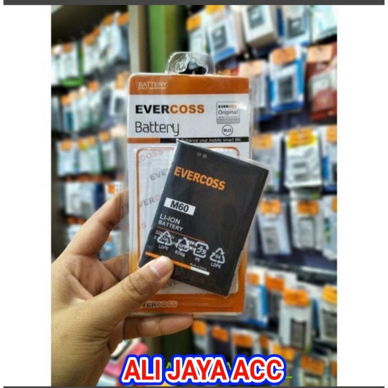 Jual baterai HP EVERCOSS M6/M6A/M60 TERBARU 100% ORIGINAL | Shopee Indonesia