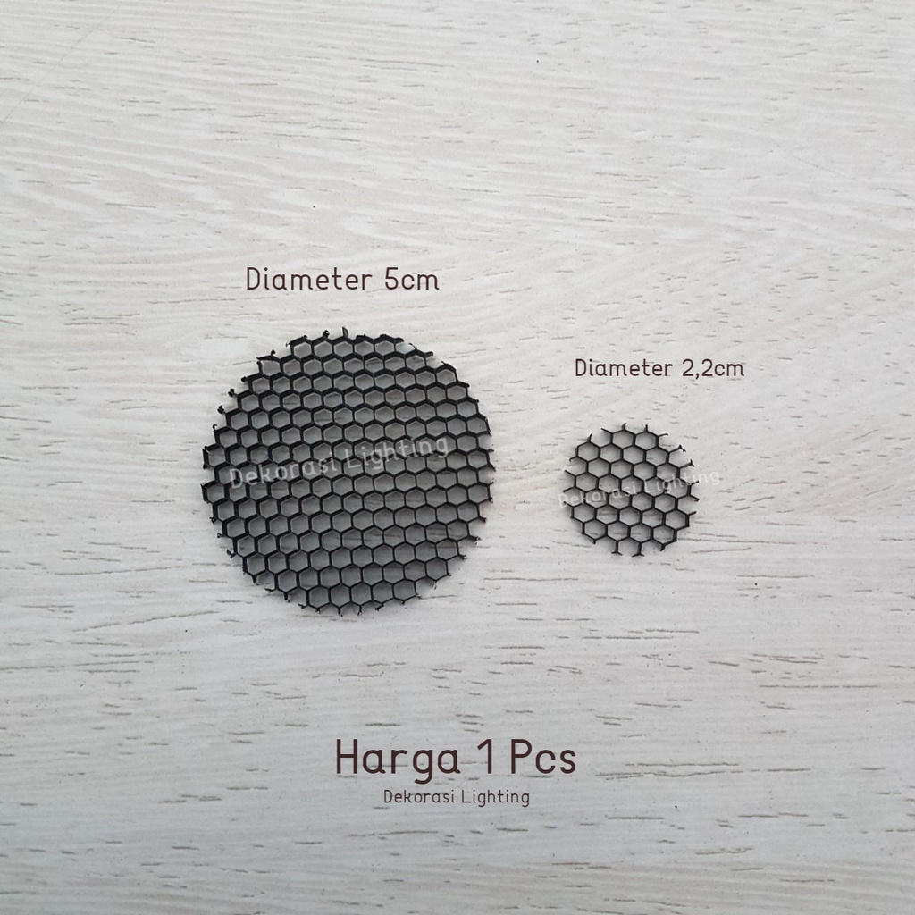 Jual sarang honeycomb untuk kap housing lampu downlight sorot spotlight ...