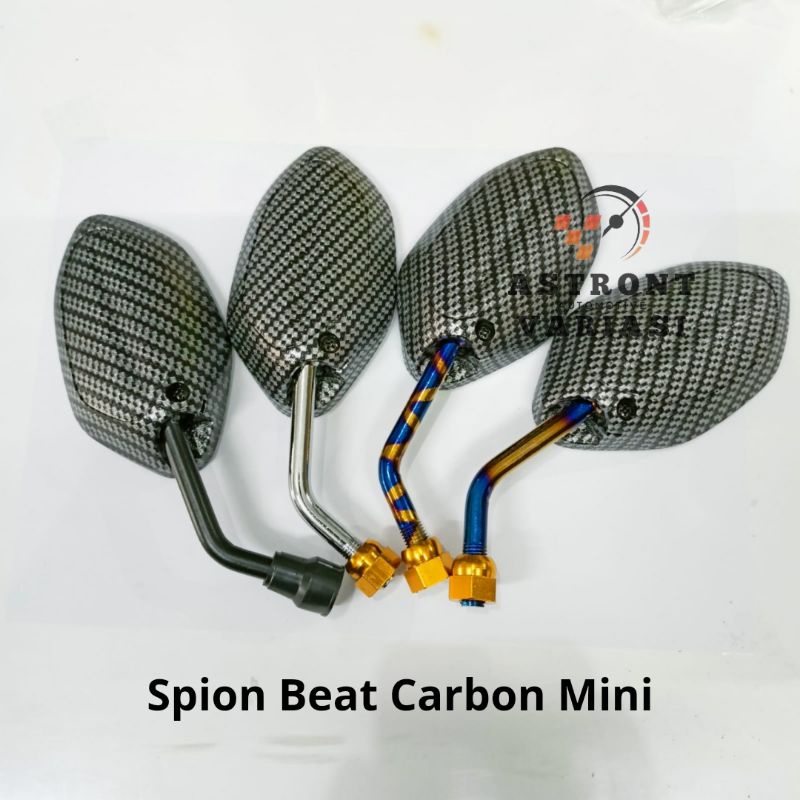 Jual Spion Carbon Karbon Beat Mini Universal Honda Yamaha Vario Supra ...