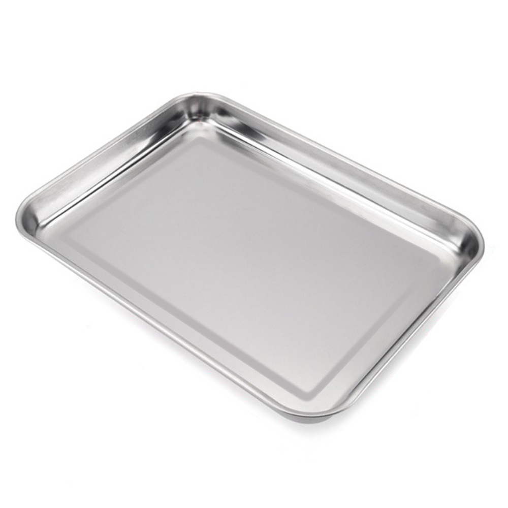 Jual MN - Nampan Baki Jumbo Stainless Steel 40 x 30 x 4 / alas ...