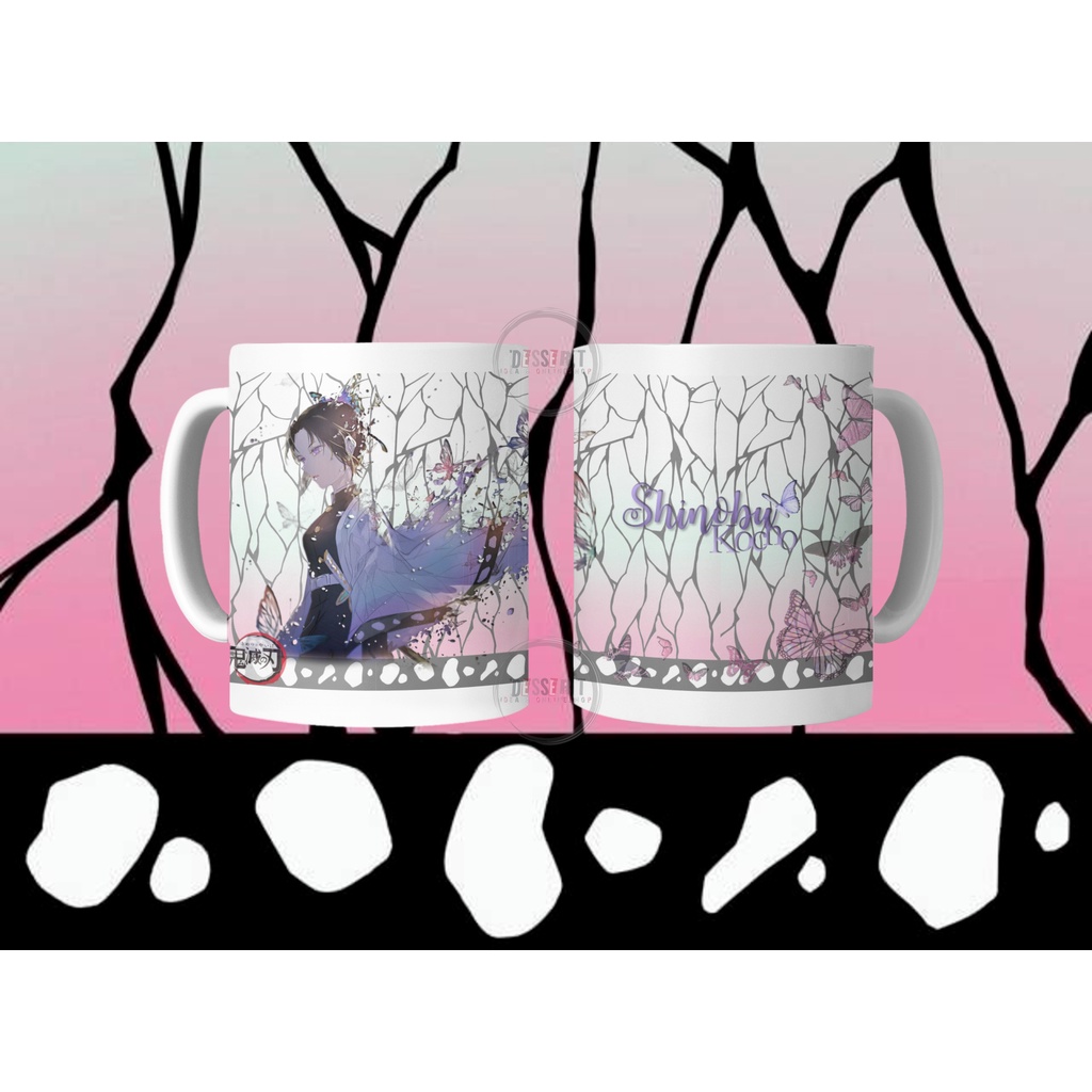 Jual MUG CANGKIR GELAS KIMETSU NO YAIBA SHINOBU KOCHO PILARS HASHIRA ...