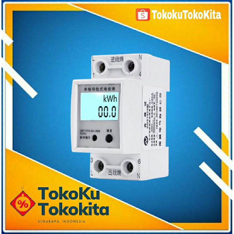 Jual AV KWH Alat Pengukur Listrik LCD Smart Power Voltmeter 220V 80A | Shopee Indonesia