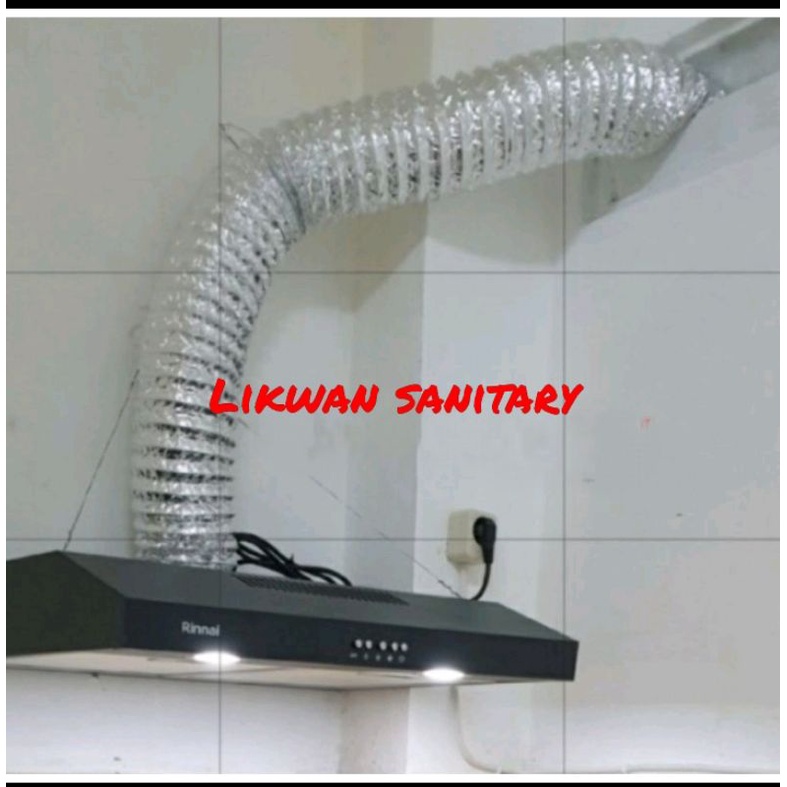 Jual Cooker hood rinnai RH-126B Pree slang pembuangan 4 meter / cooker ...