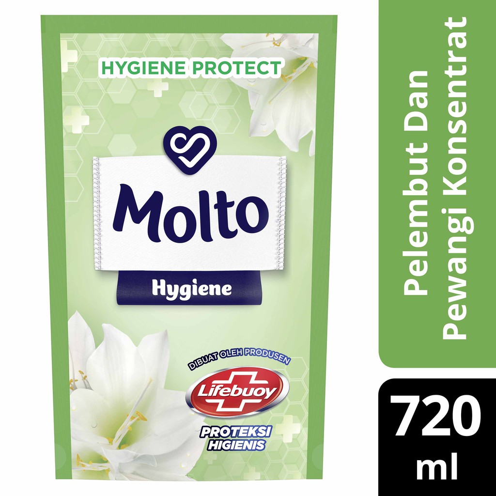 Jual Harga Grosiran Molto Pelembut Pakaian Hygiene Refill 720 ml ...