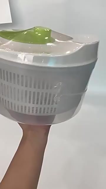 Jual Peniris Pengering Sayuran Putar Salad Spinner Bowl 3L Sayur Mixer ...
