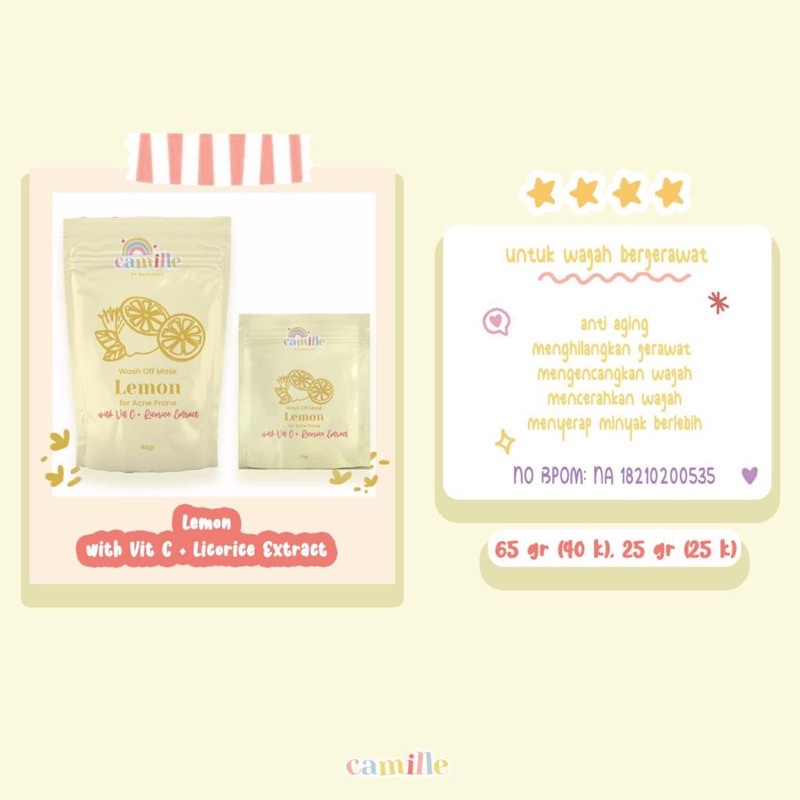Jual Camille face mask | Shopee Indonesia
