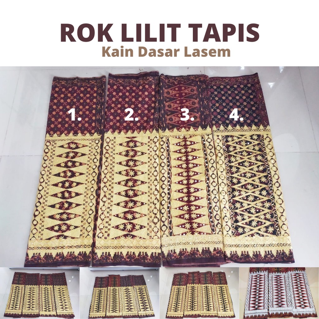 Jual [BISA COD] Kain Tapis Rok lilit tapis kain dasar lasem sulam ...