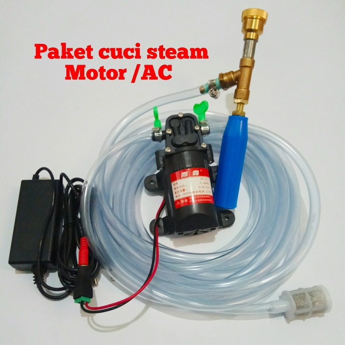 Jual Pompa air mini paket steam motor AC pompa DC 12V alat semprot ...