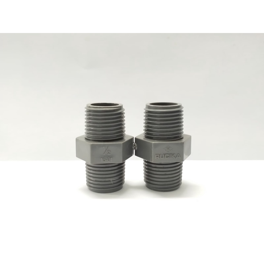 Jual Double Nepple PVC AW 1/2 " RUCIKA | Shopee Indonesia