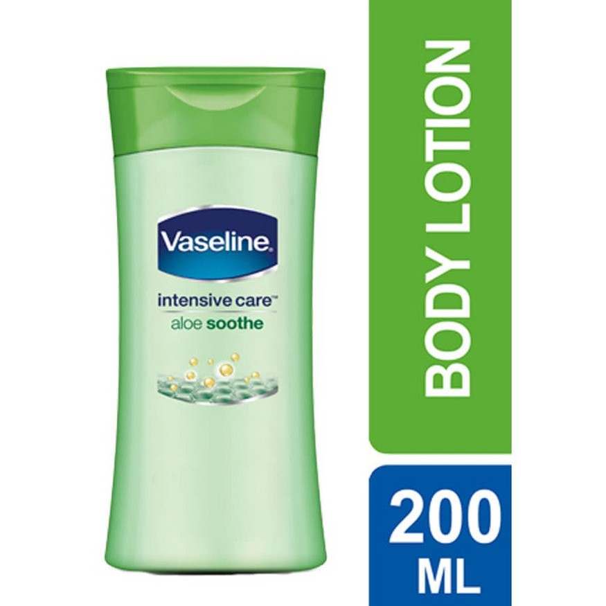 Jual Vaseline Intensive Care Aloe Vera Soothe Dry Skin Body Lotion 100ml 100 ml / 200ml 200 ml ...