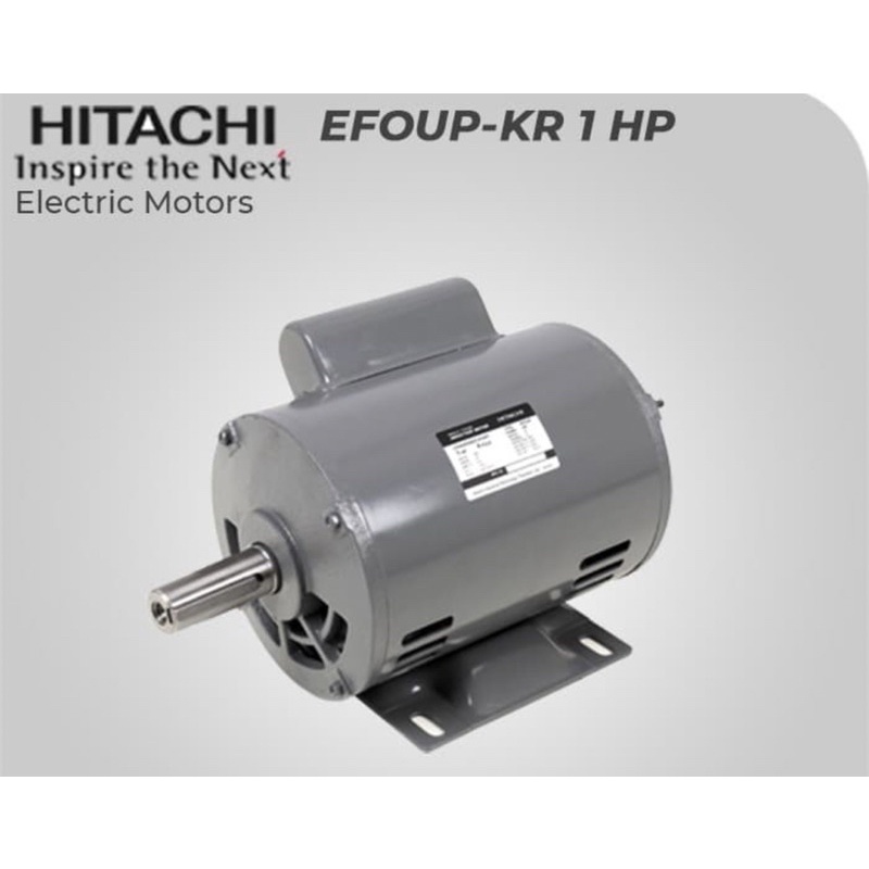 Jual HITACHI ELEKTRO MOTOR 1 HP 4 POLE 1 PHASE 220 Volt DINAMO MOTOR ...