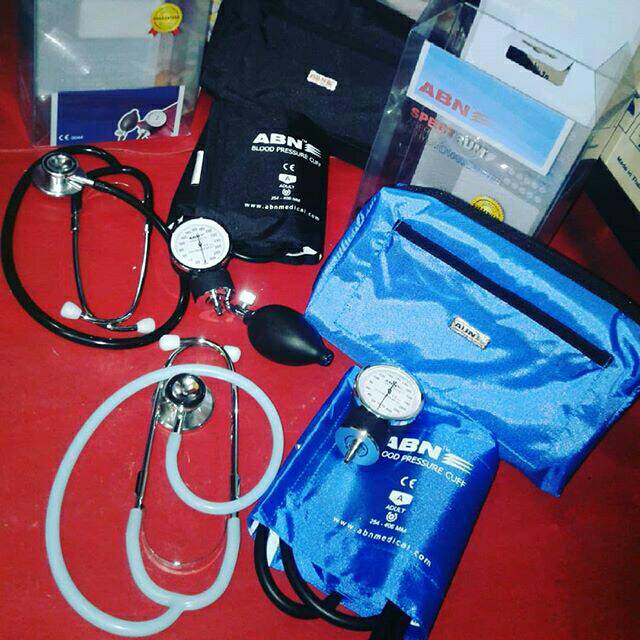 Jual Combo kit set/tensimeter dan stethoscope set ABN | Shopee Indonesia