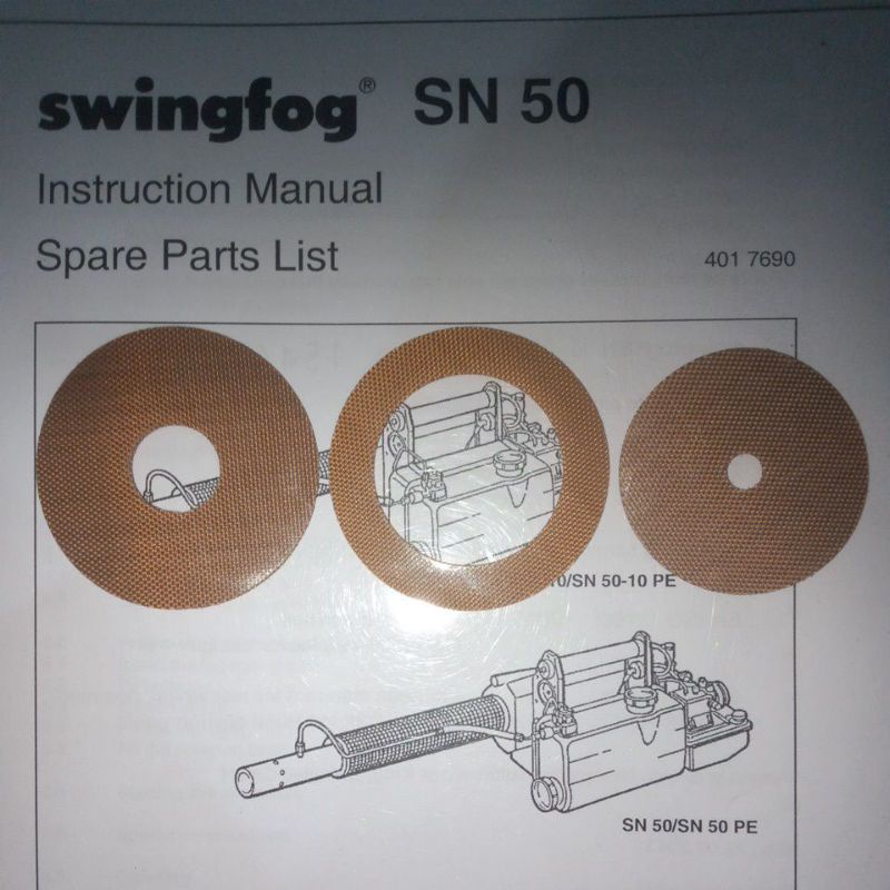 Jual Membran Diafragma Foging Motan Swingfog SN 50, SN 11 Fogging ...