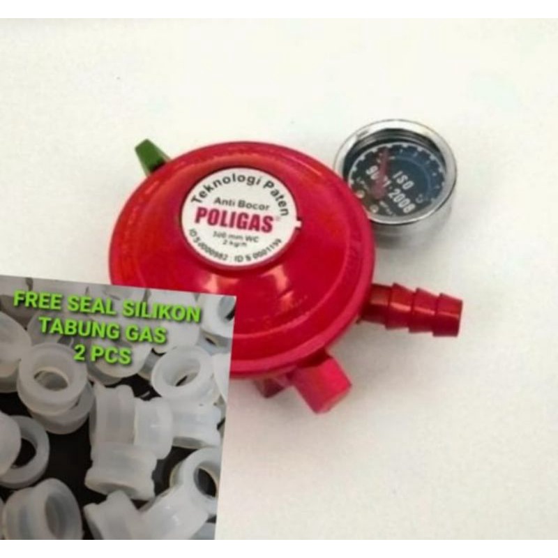 Jual REGULATOR POLIGAS DOUBLE LOCK /TEKANAN RENDAH/SNI/FREE KARET GAS ...