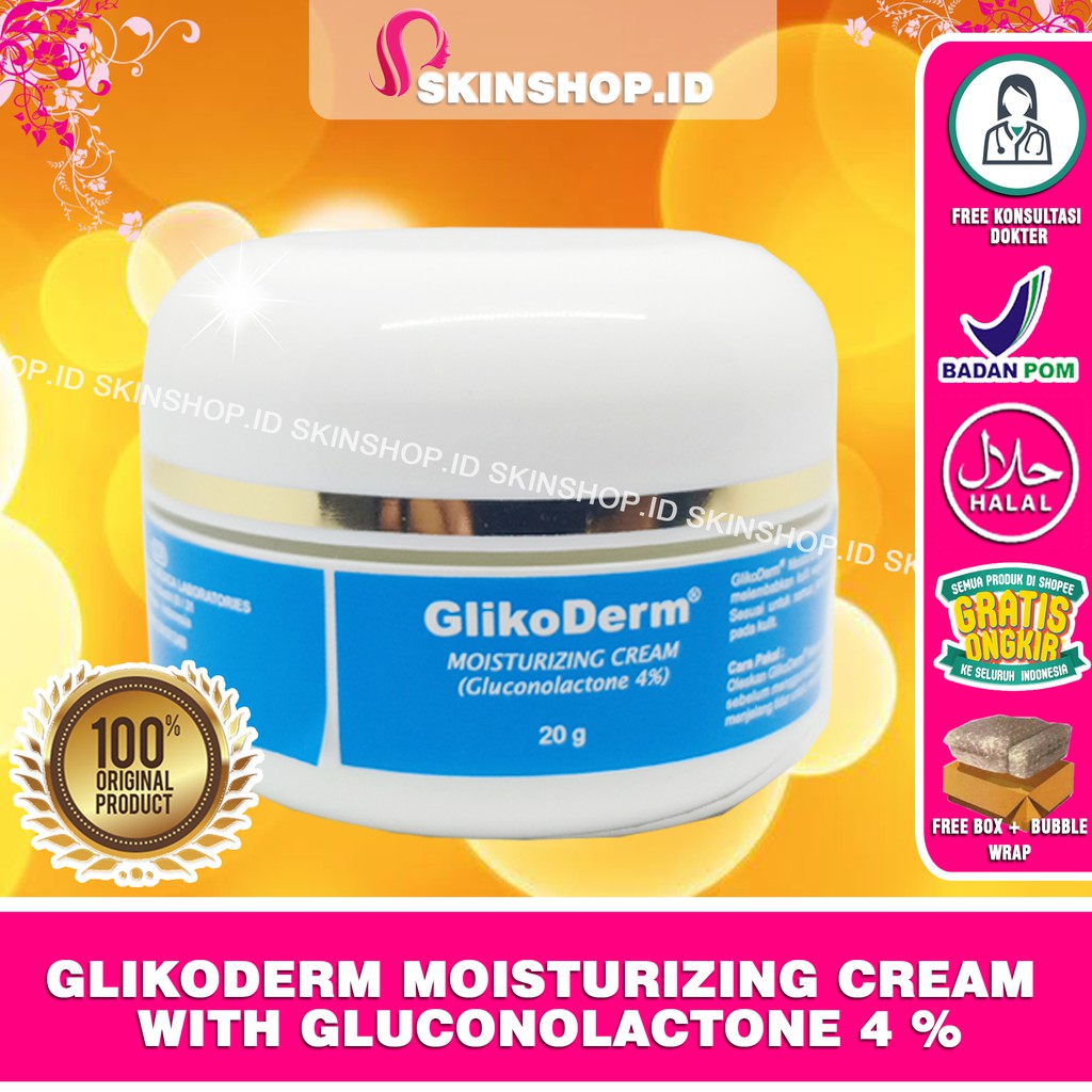 Jual Glikoderm Moisturizing Cream with Gluconolactone 4 % Original ...