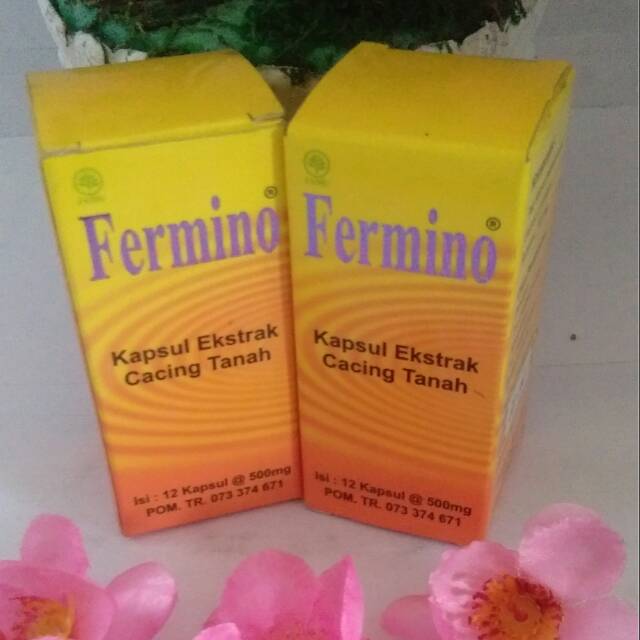 Jual FERMINO KAPSUL EXTRAK CACING TANAH UNTUK TYPUS | Shopee Indonesia