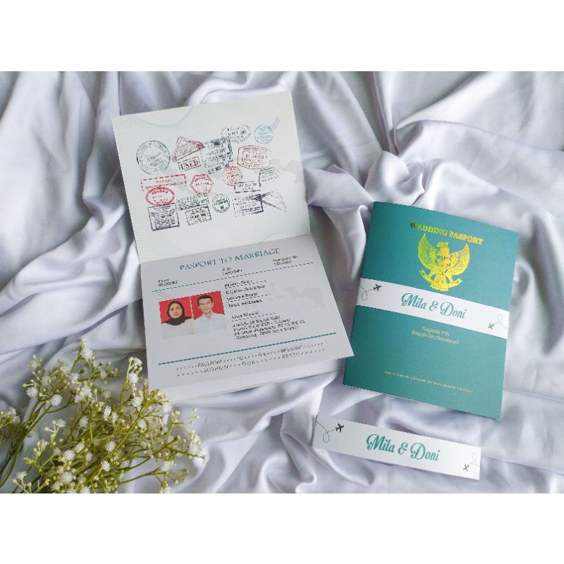 Jual Undangan Wedding Passport Besar Mewah | Shopee Indonesia
