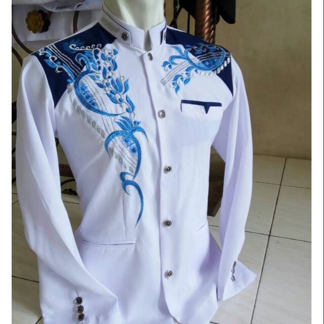 Jual Jasko putih kombinasi biru keren | Shopee Indonesia