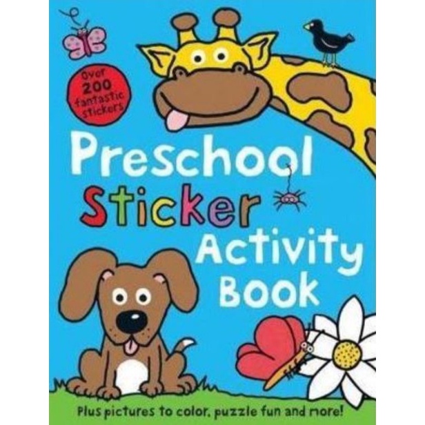 Jual PRESCHOOL STICKER COLOR ACTIVITY BOOK | Shopee Indonesia