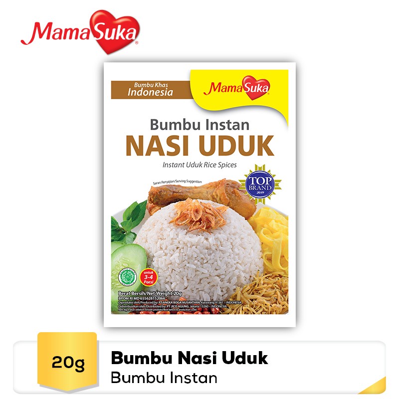 Jual MAMASUKA BUMBU NASI UDUK 20 GR ISI 20 PCS | Shopee Indonesia