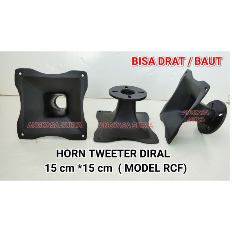 Jual HORN TWEETER BESI DIRAL 15 x 15 RCF DRAT DALAM horn tweeter 15 x ... Jual HORN TWEETER BESI DIRAL 15 x 15 RCF DRAT DALAM horn tweeter 15 x ...