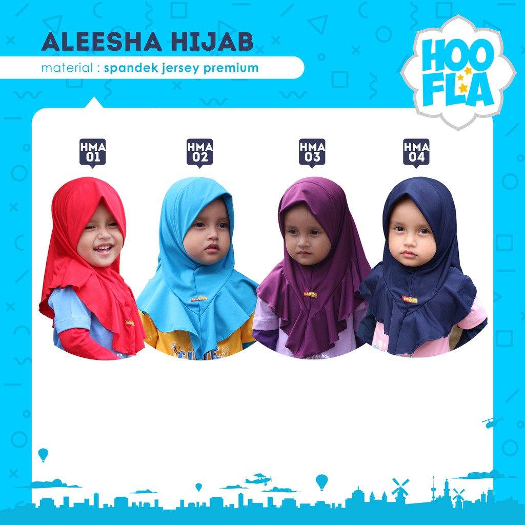 Jual JILBAB ANAK KERUDUNG [ALL VARIAN] SF HIJAB ANAK 1-10 TH SAFA DAILY ...
