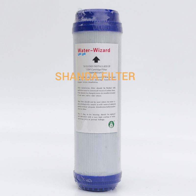 Jual Cartridge Filter Air GAC (Granular Activated Carbon) 10" Water Wizard | Shopee Indonesia