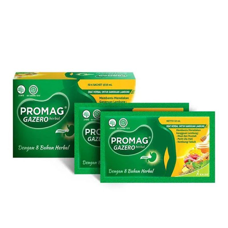 Jual Promag Gazero Herbal Syrup Box Isi 6 Sachet - Promag Sirup Obat ...