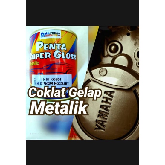 Jual PENTA SUPER GLOSS TITANIUM MOCA MET MAGNESIUM BROWN METALIK CAT ...