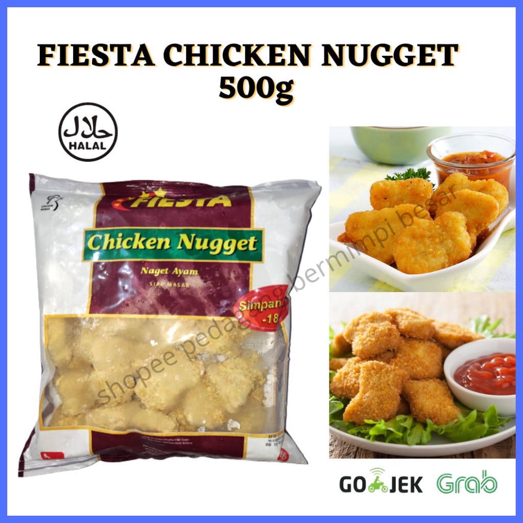 Jual FIESTA Chicken Nugget 500g/ Fiesta Nuggets/ Nugget Fiesta | Shopee ...