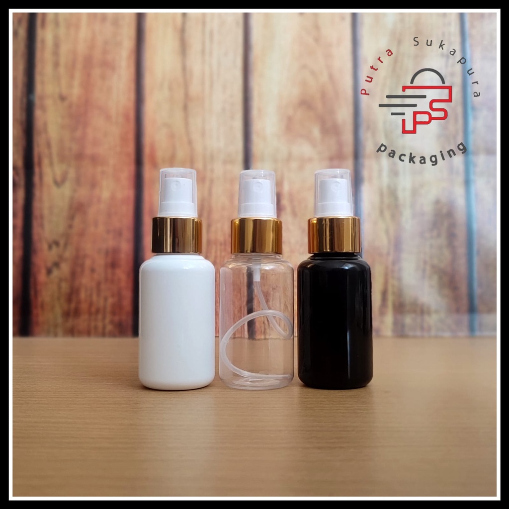 Jual Botol spray 60ml tubular / botol parfum 60ml tubular / botol hand ...