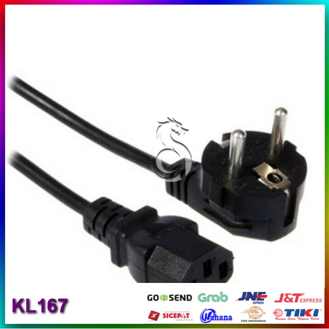 Jual Kabel Power Cpu Hitam Standard Hq | Shopee Indonesia