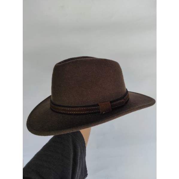 Jual Topi Laken Fedora Import 100% Wool, Topi Fendora, Topi Laken, Topi ...
