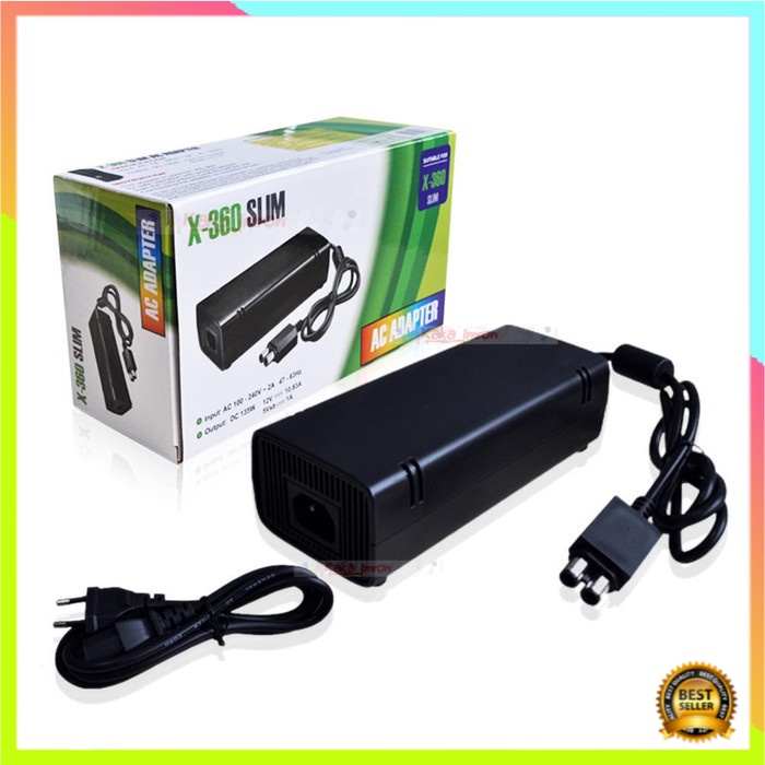 Jual ADAPTOR POWER XBOX 360 SLIM - Hitam | Shopee Indonesia