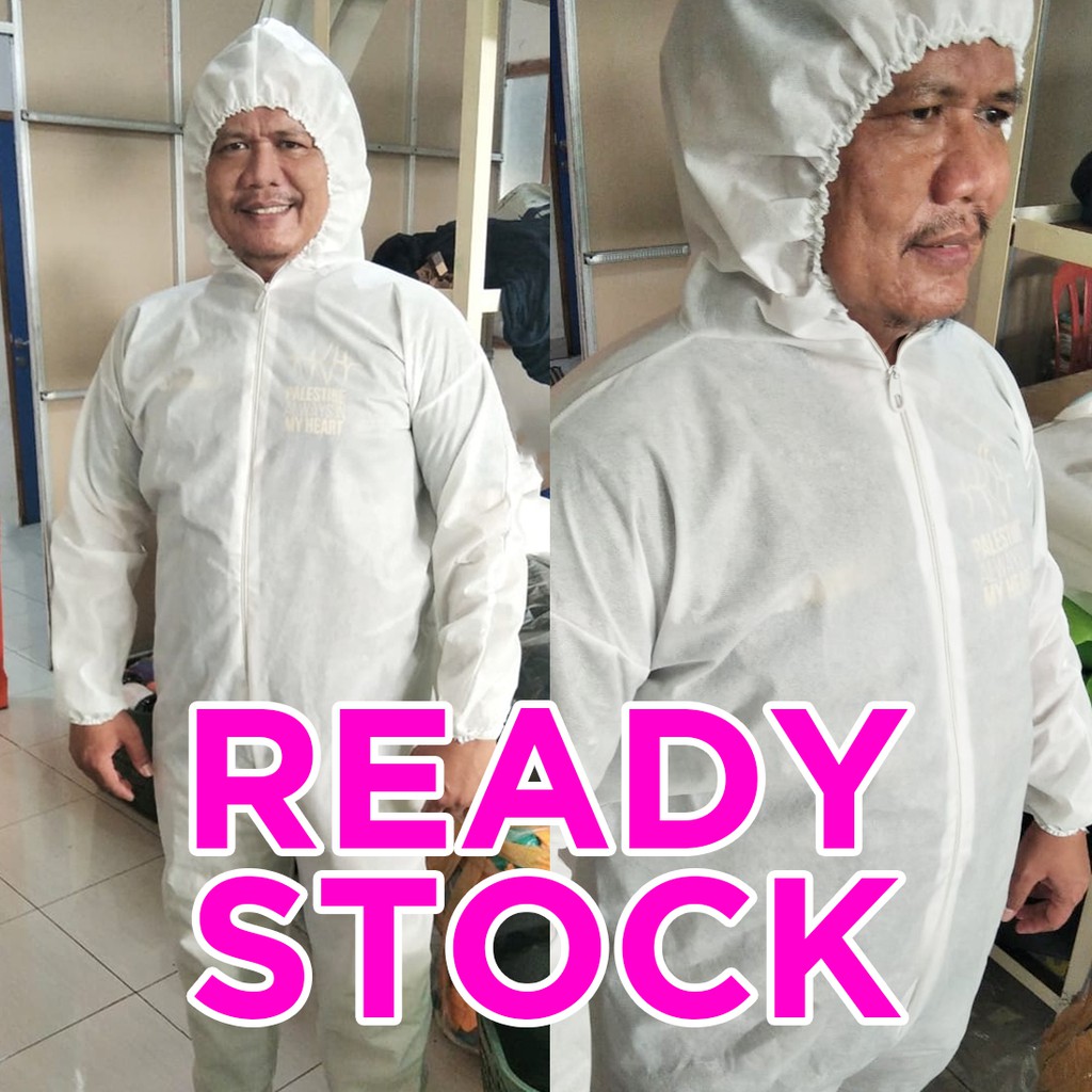 Jual Baju APD Alat Pelindung Diri / Disposable Coverall Suit / Hazmat ...