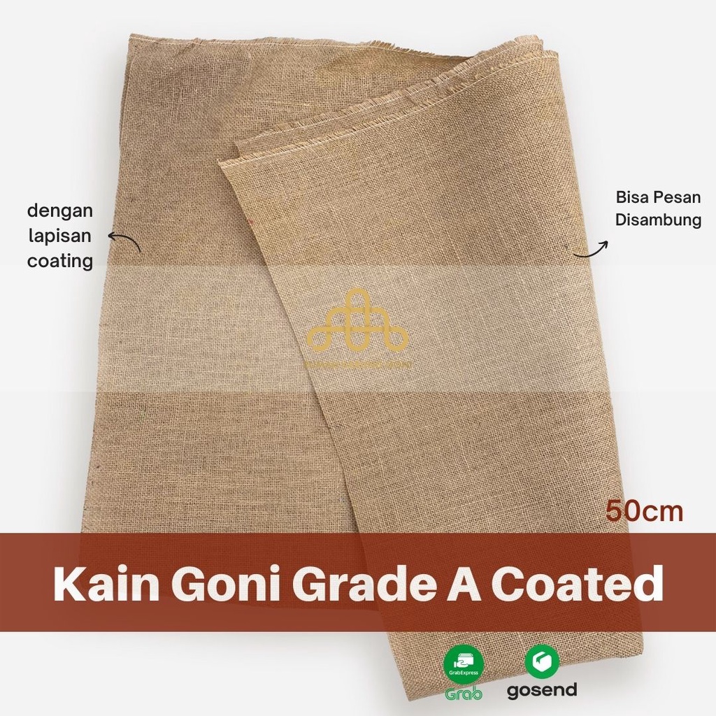 Jual Kain Goni Coating Grade A 50cm x 135cm Kain Goni Coated Meteran ...