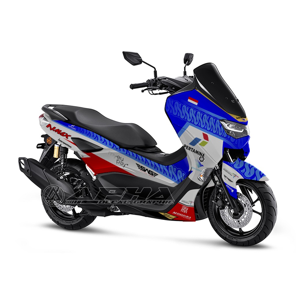Jual STIKER STICKER MOTOR DECAL PRINT CUSTOM YAMAHA NMAX 155 NEW BARU ...