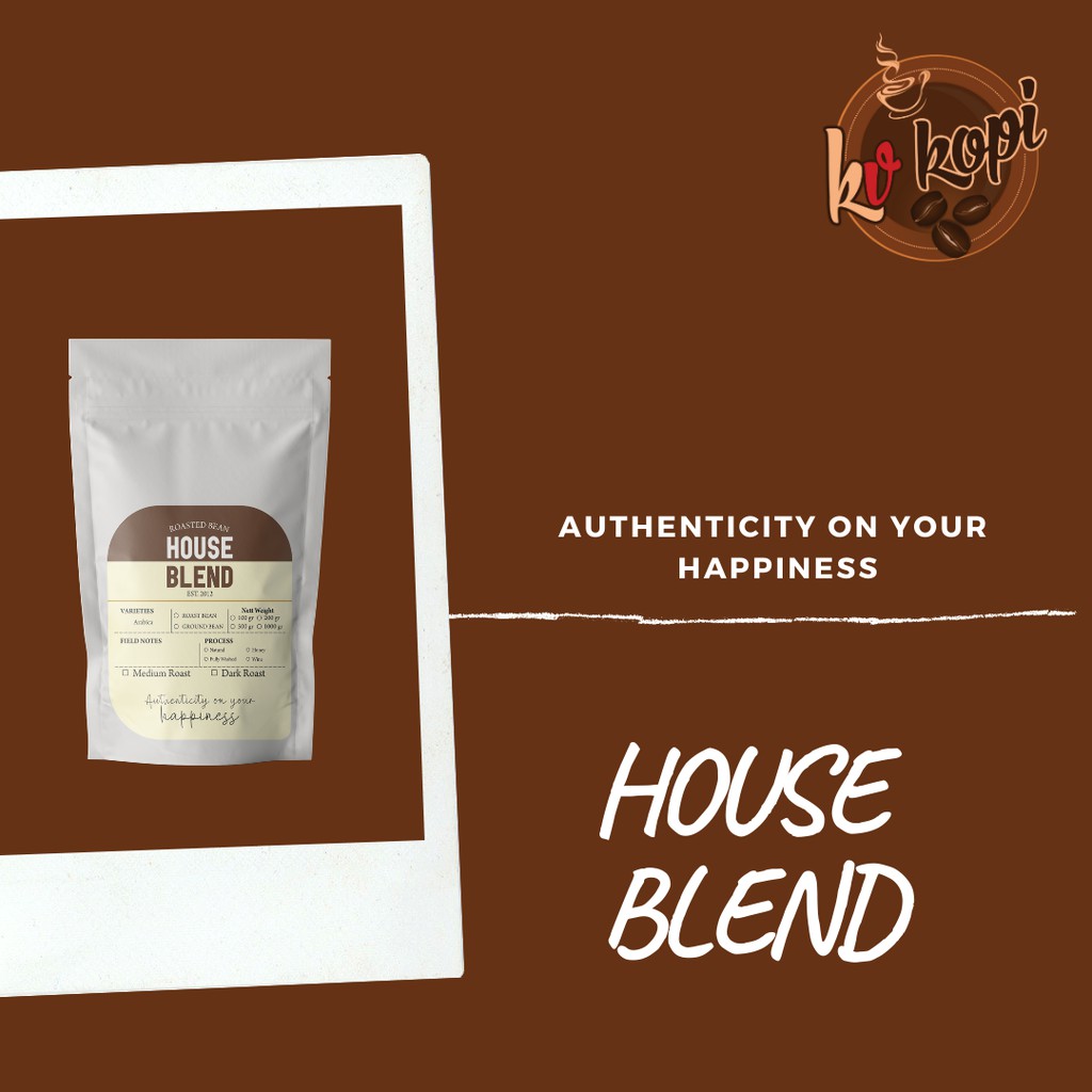 Jual Kopi House Blend - Kemasan Ekonomis | Shopee Indonesia