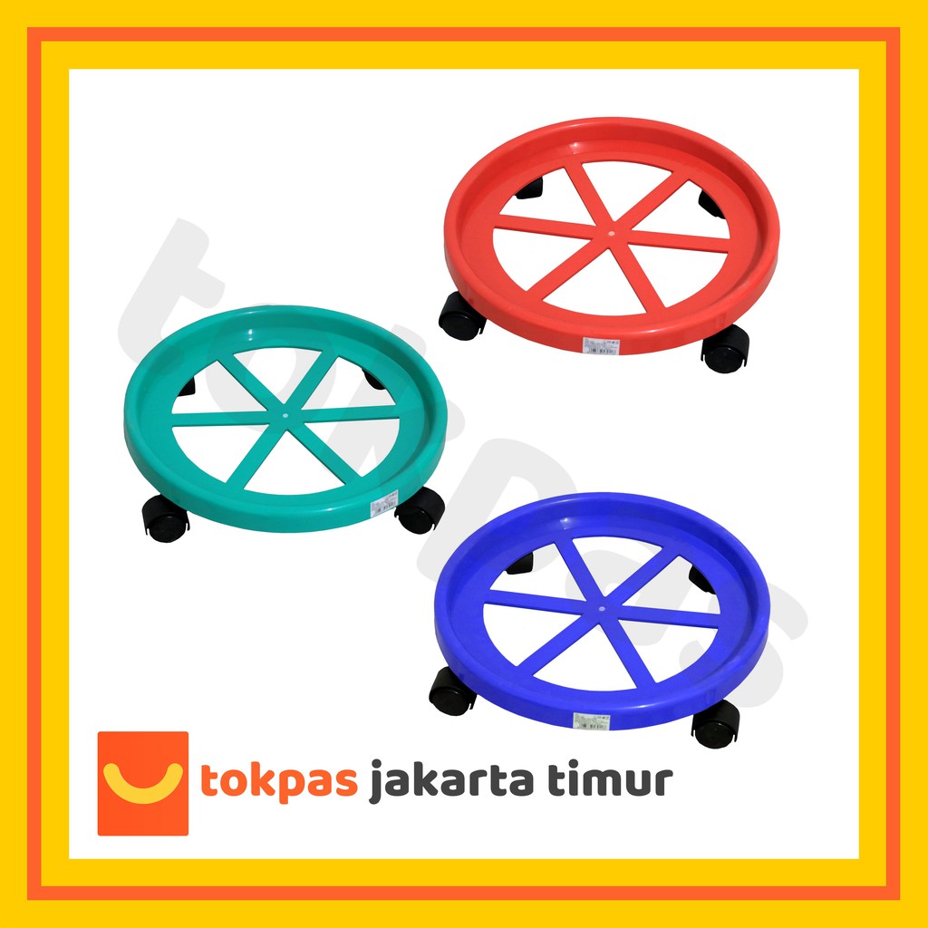 Jual Tatakan Roda Tabung Gas Green Leaf 391 Alat Bantu Dorong Roda ...