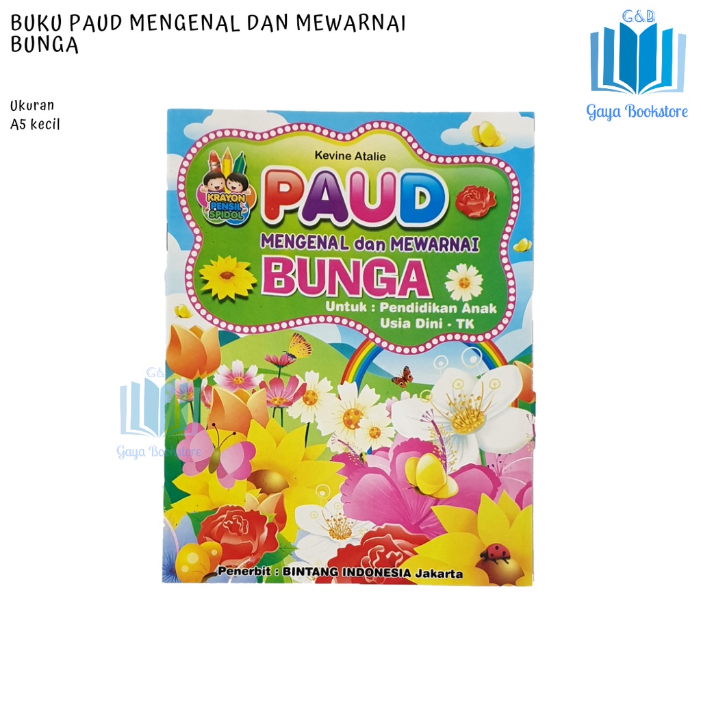 Jual Buku Paud Mengenal dan Mewarnai Bunga - Untuk Paud dan TK | Shopee ...